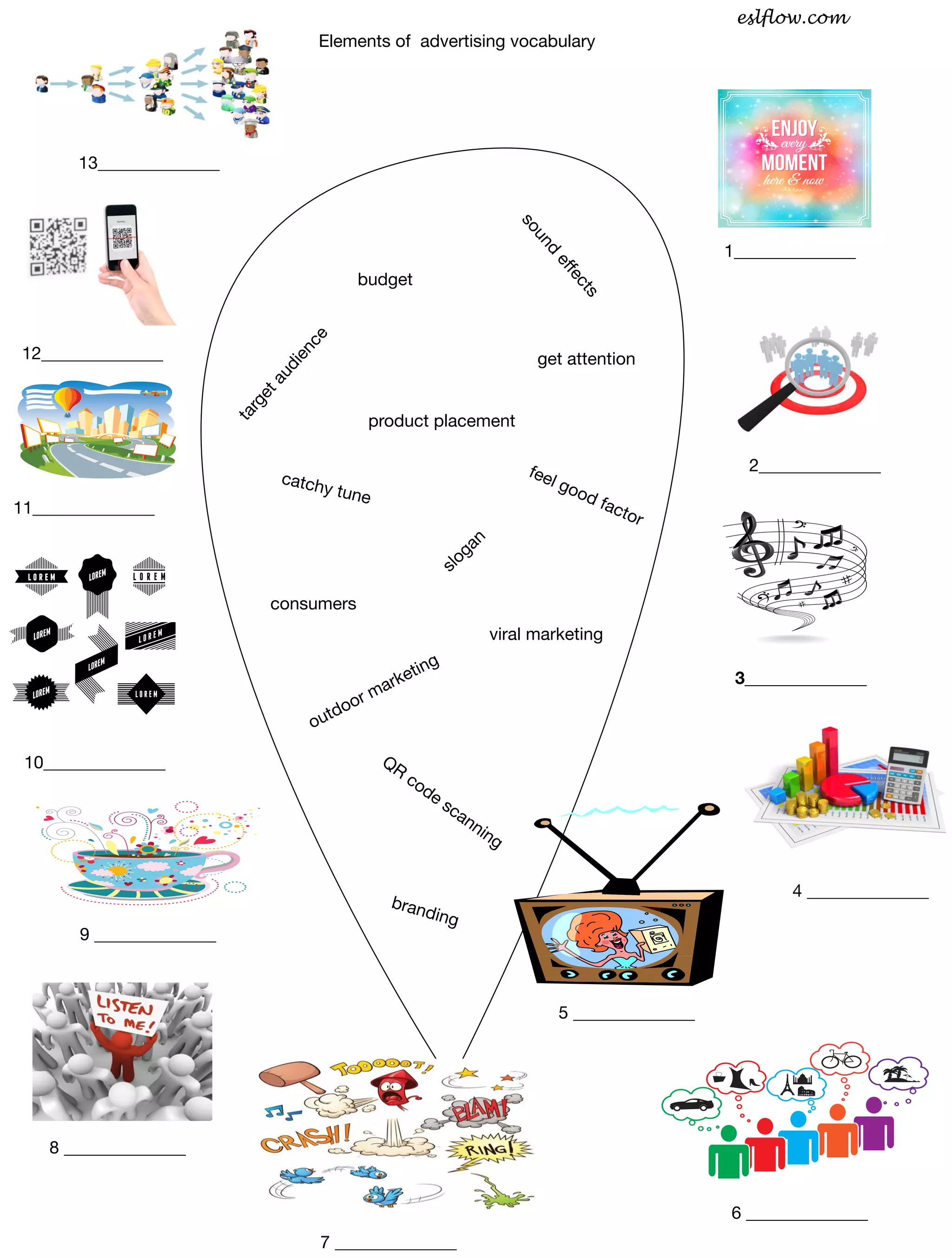 Elements of advertising_vocabulary_red (3) | PDF