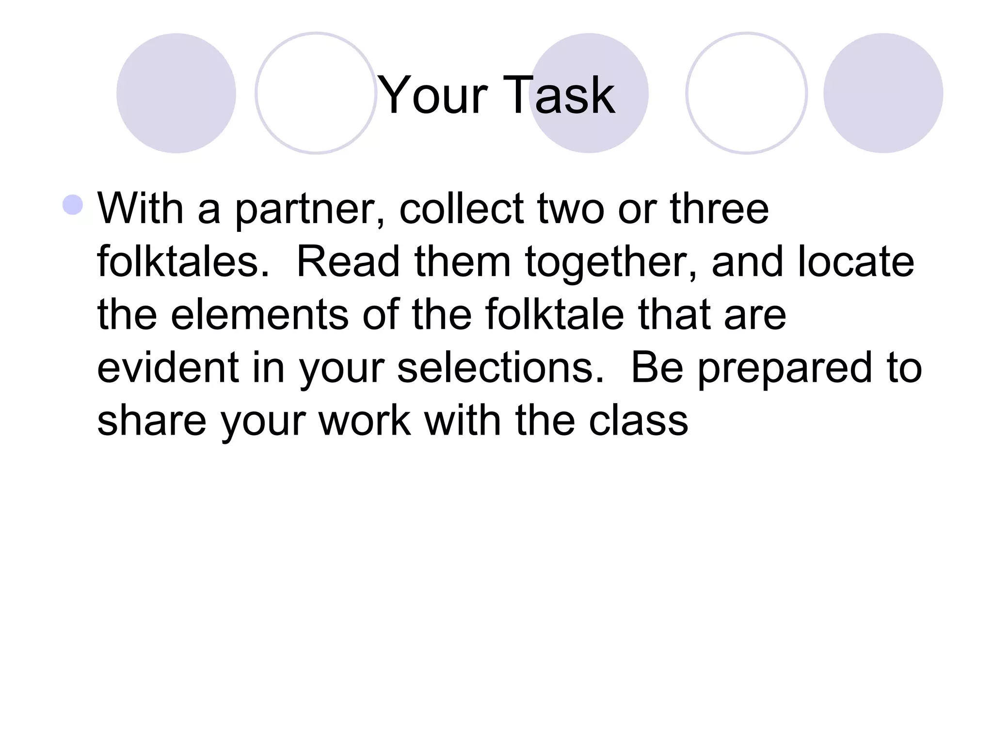 Elements Of A Folktale | PPT