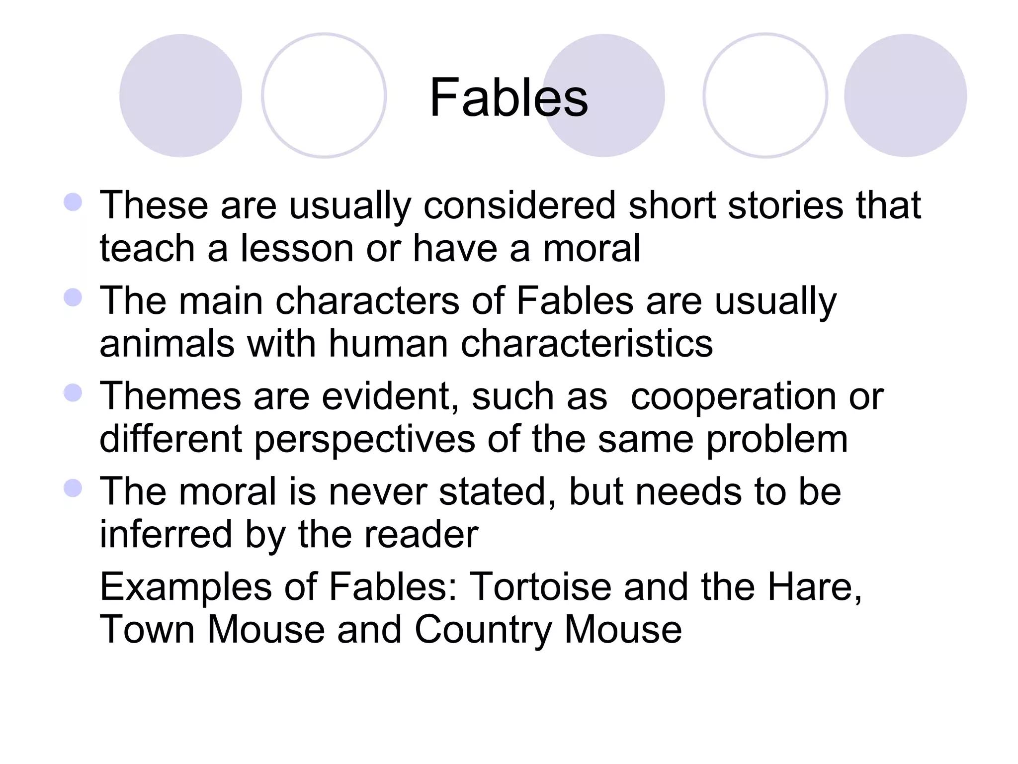 Elements Of A Folktale | PPT