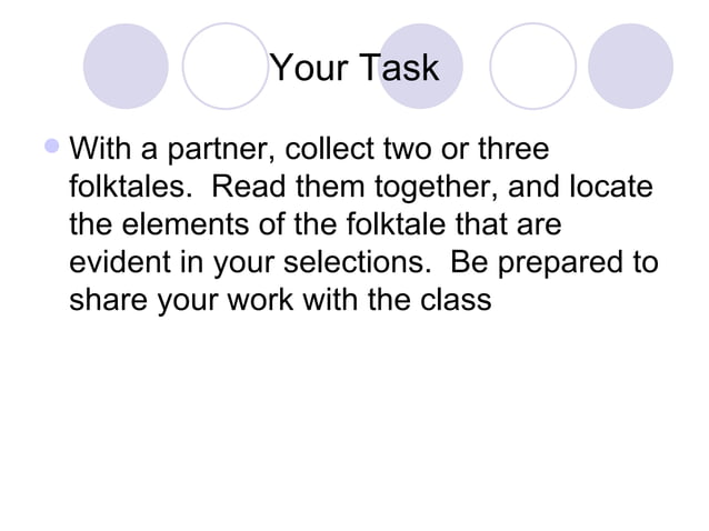Elements Of A Folktale | PPT
