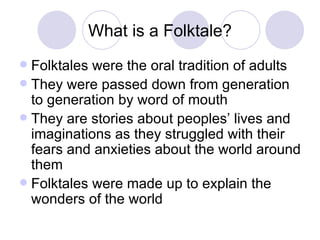 Elements Of A Folktale | PPT