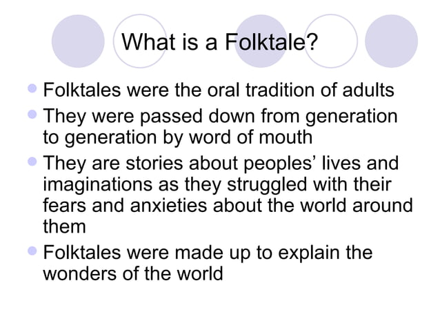 Elements Of A Folktale | PPT