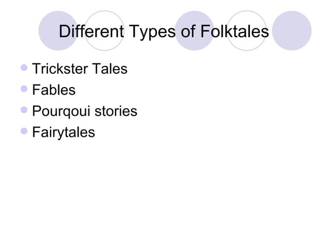 Elements Of A Folktale | PPT