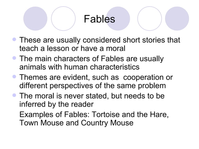 Elements Of A Folktale | PPT