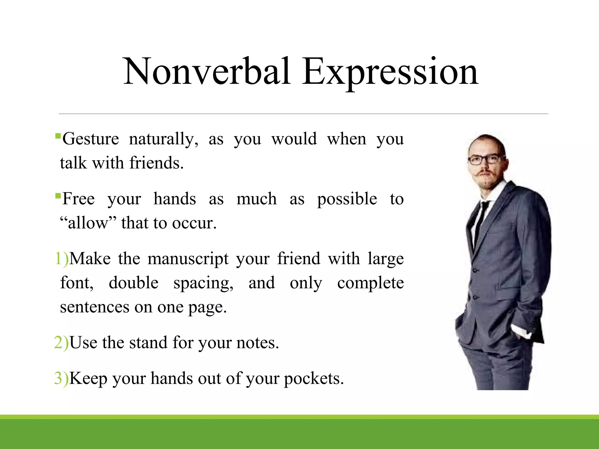 Elements of a Good Speech | PPT