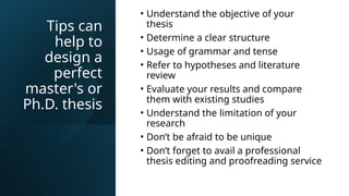 Elements of a good Thesis by sunil kumar meena(1).pptx