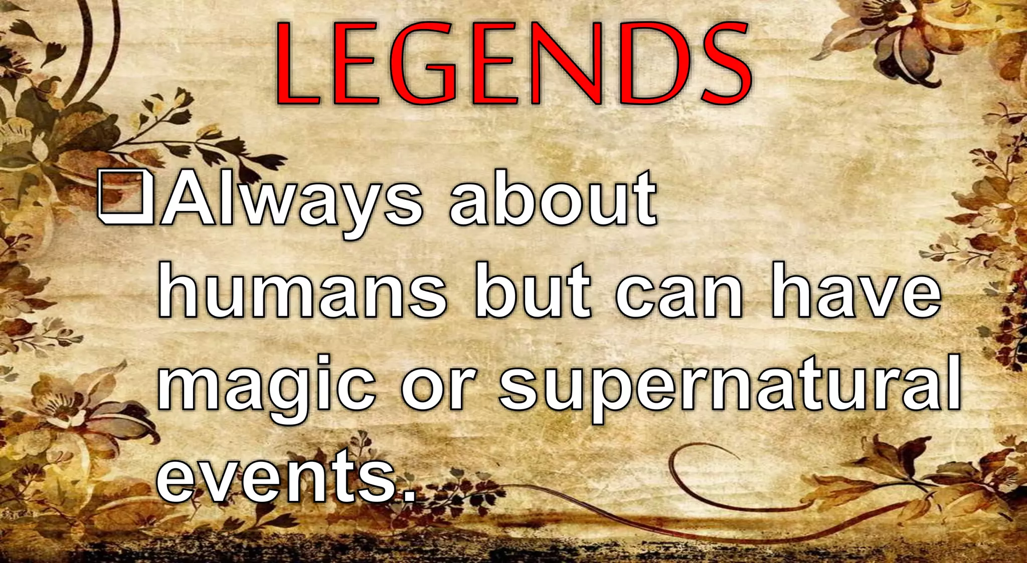 Elements of a legend | PPTX