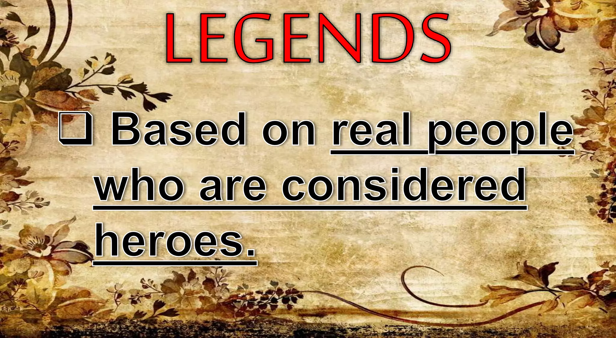 Elements of a legend | PPTX