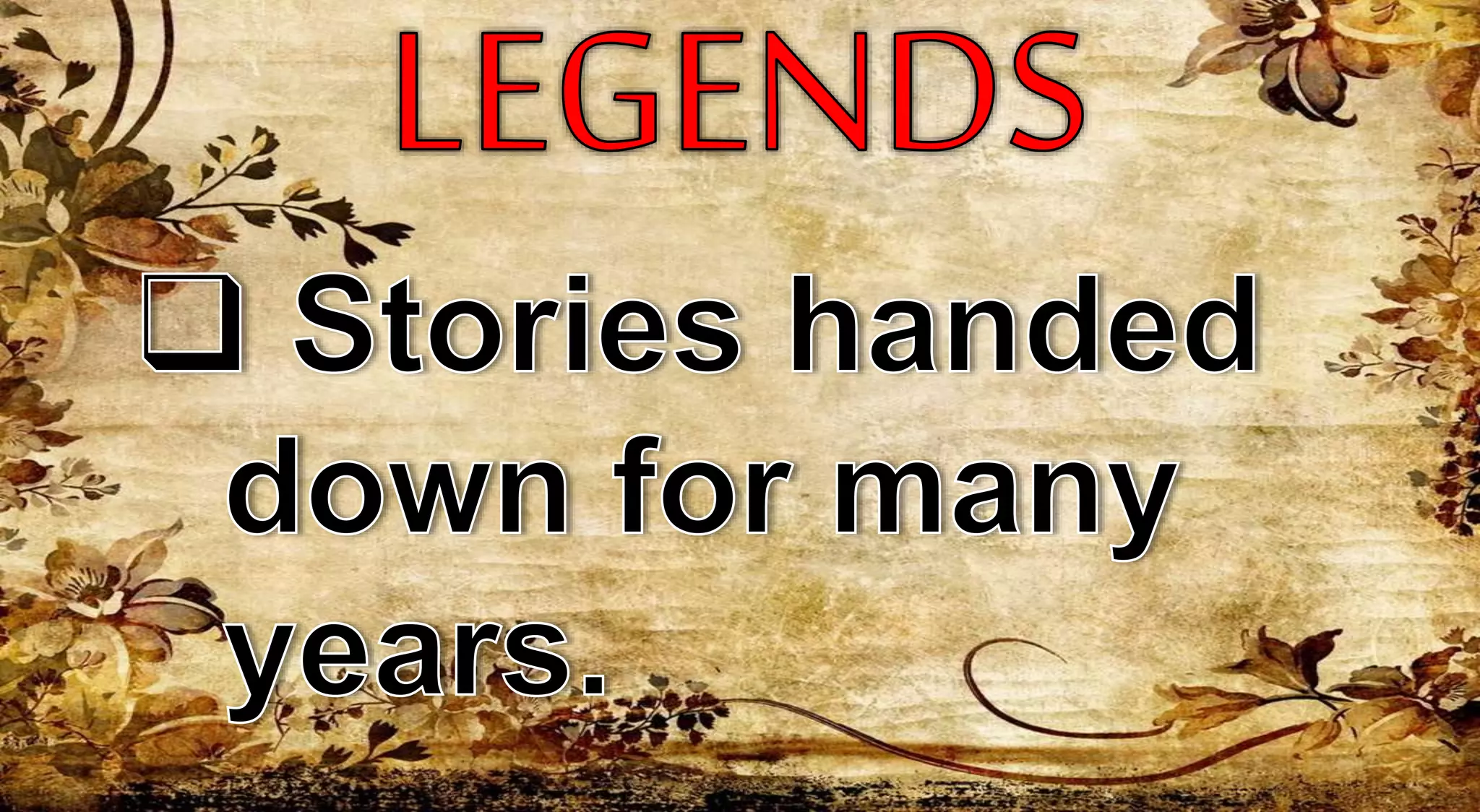 Elements of a legend | PPTX