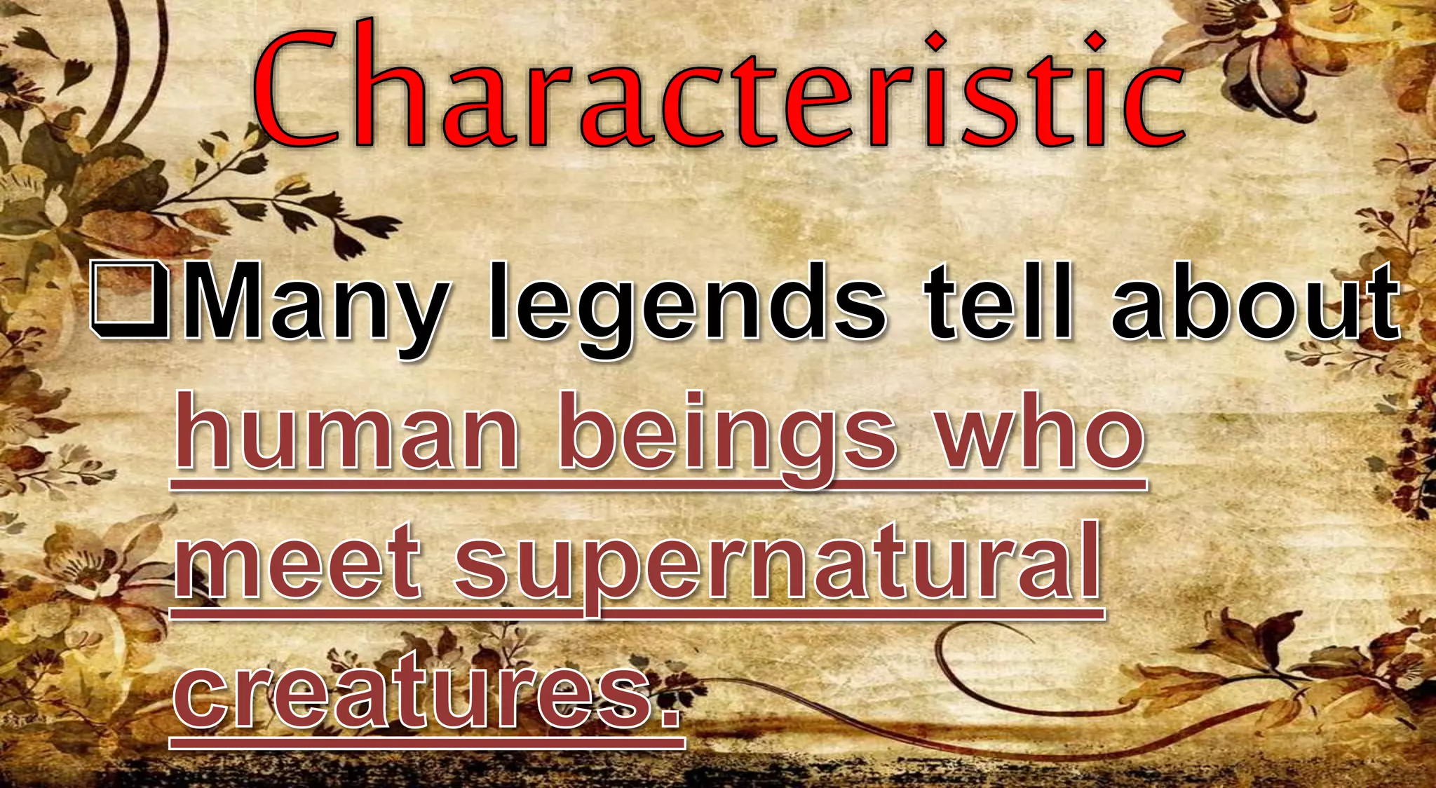 Elements of a legend | PPT