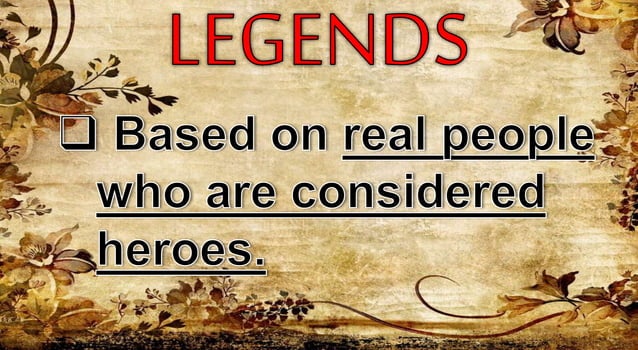 Elements of a legend | PPTX