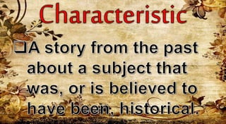 Elements of a legend | PPTX