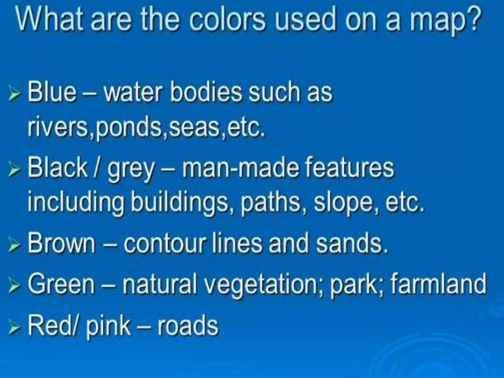 Elements of a map | PPT | Geography | Science