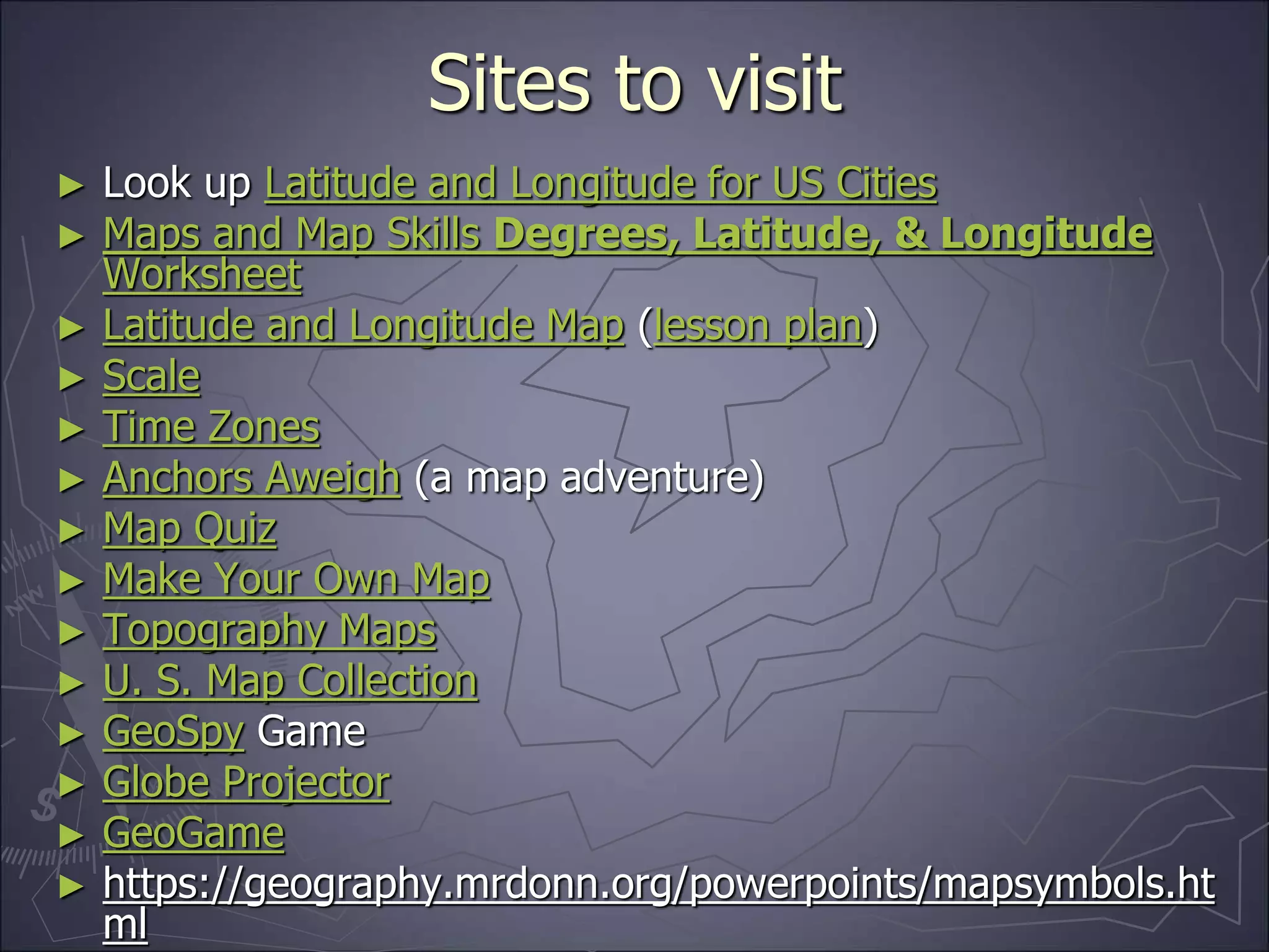 Elements of a map | PPT