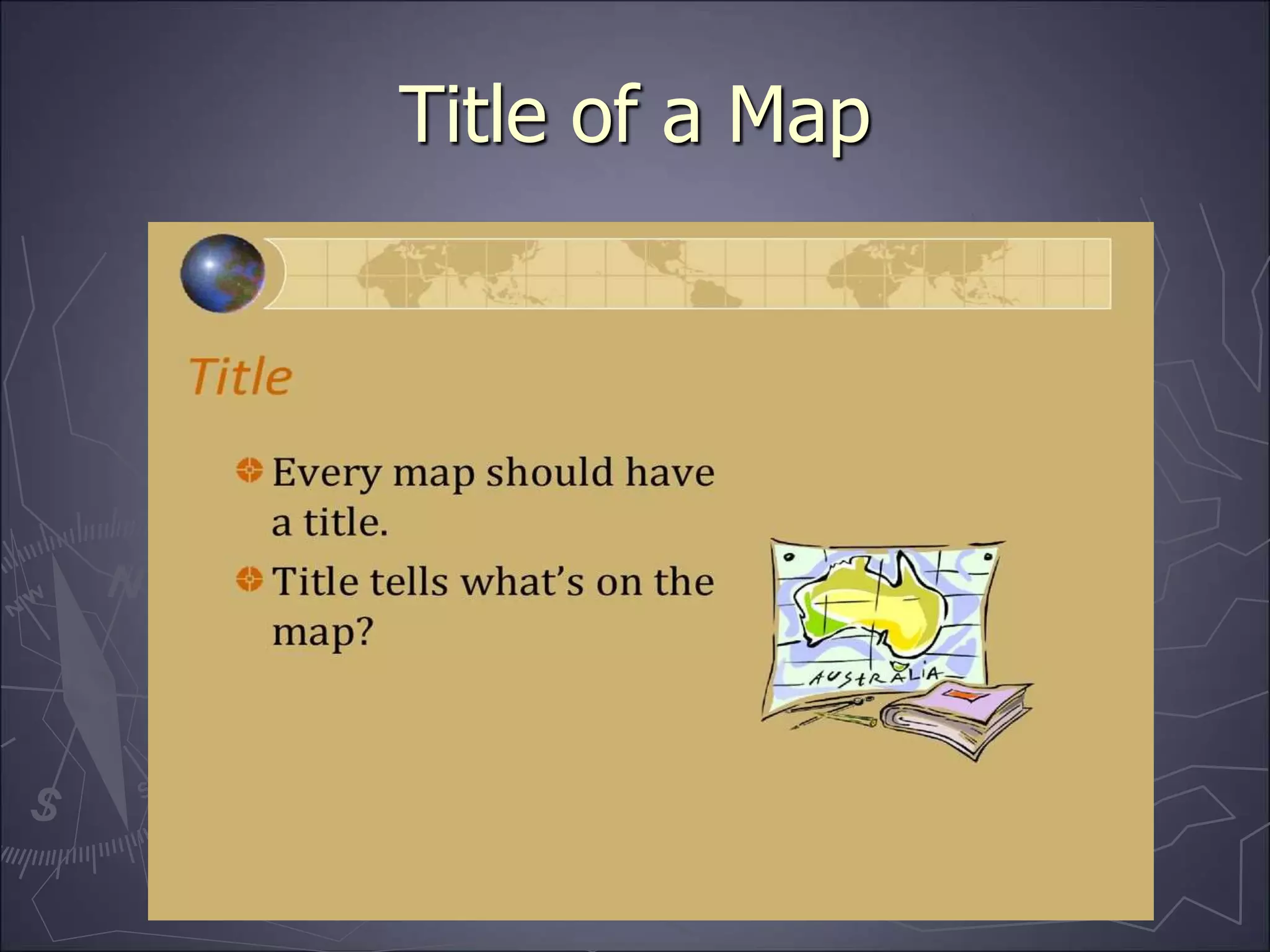 Elements of a map | PPT