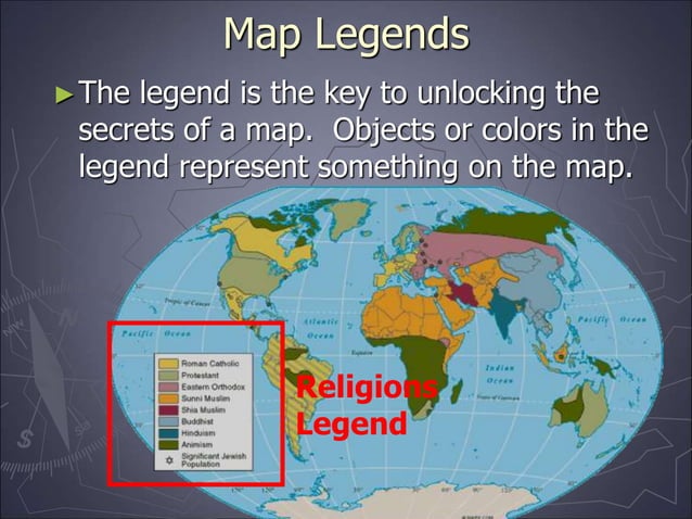 Elements of a map | PPT | Geography | Science