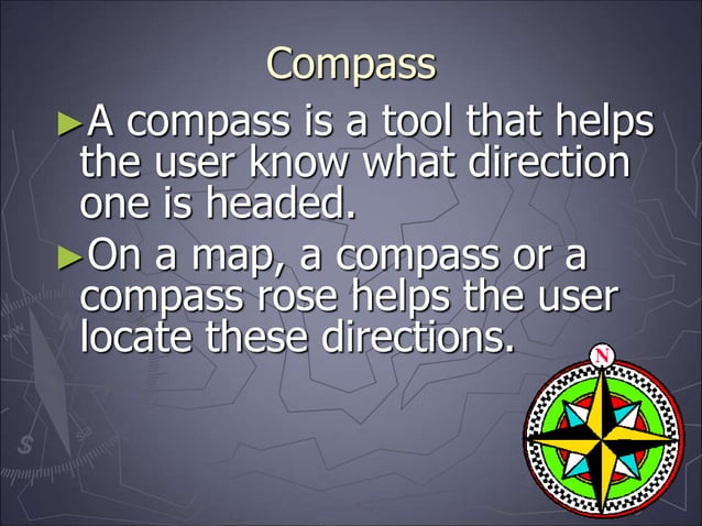 Elements of a map | PPT | Geography | Science