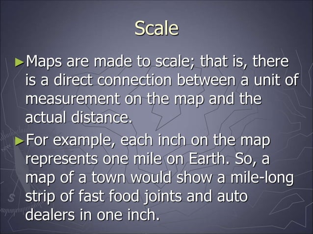 Elements of a map | PPT | Geography | Science