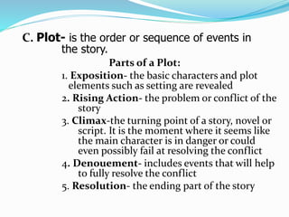 Narrative and its Elements | PPTX | Drama | Genres