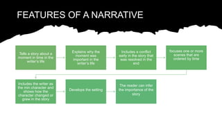 Elements of a Narrative | PPTX