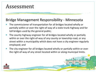 Elements Of An Effective Bridge Management Plan | PPT