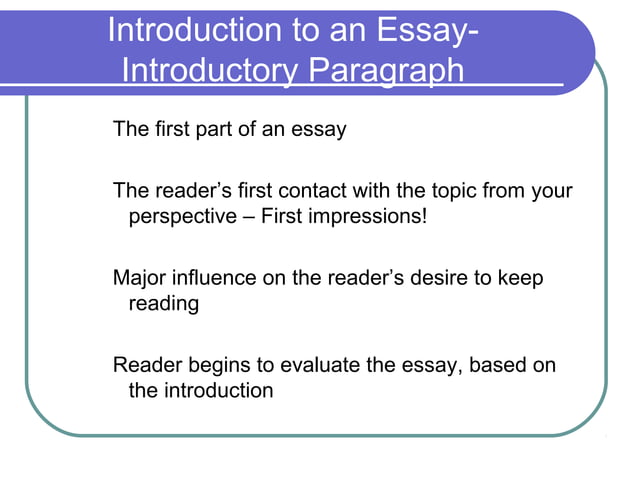 Elements of an effective essay | PPT