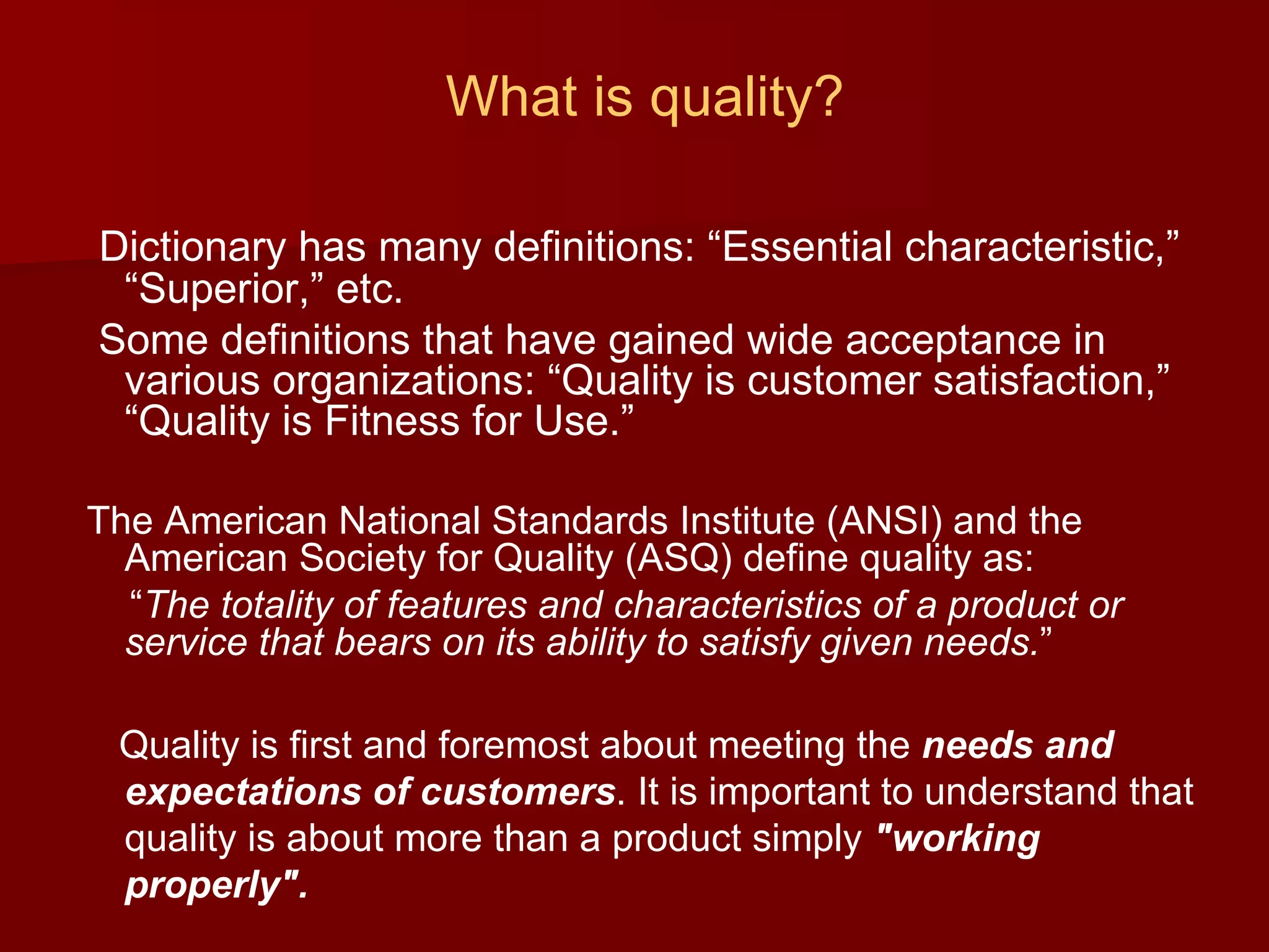 Elements Of An Effective Quality Management System | PPT
