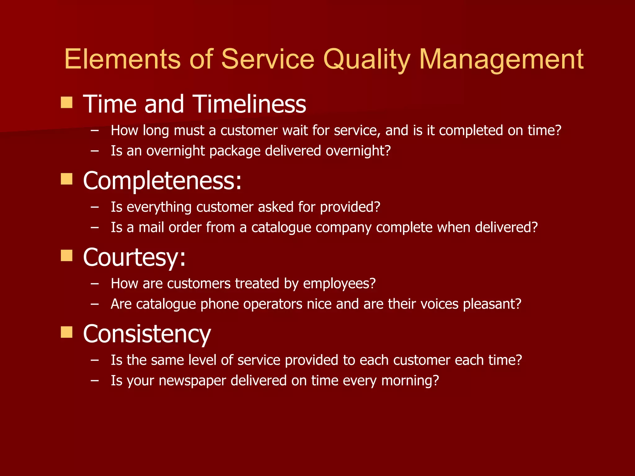 Elements Of An Effective Quality Management System | PPT