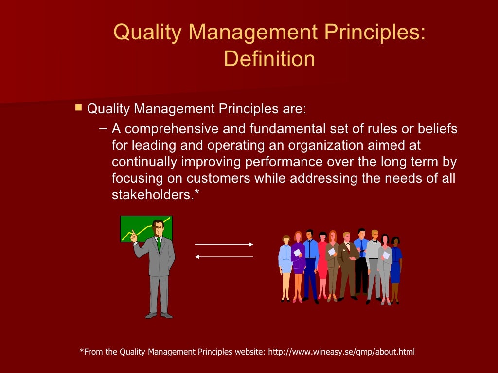 Elements Of An Effective Quality Management System