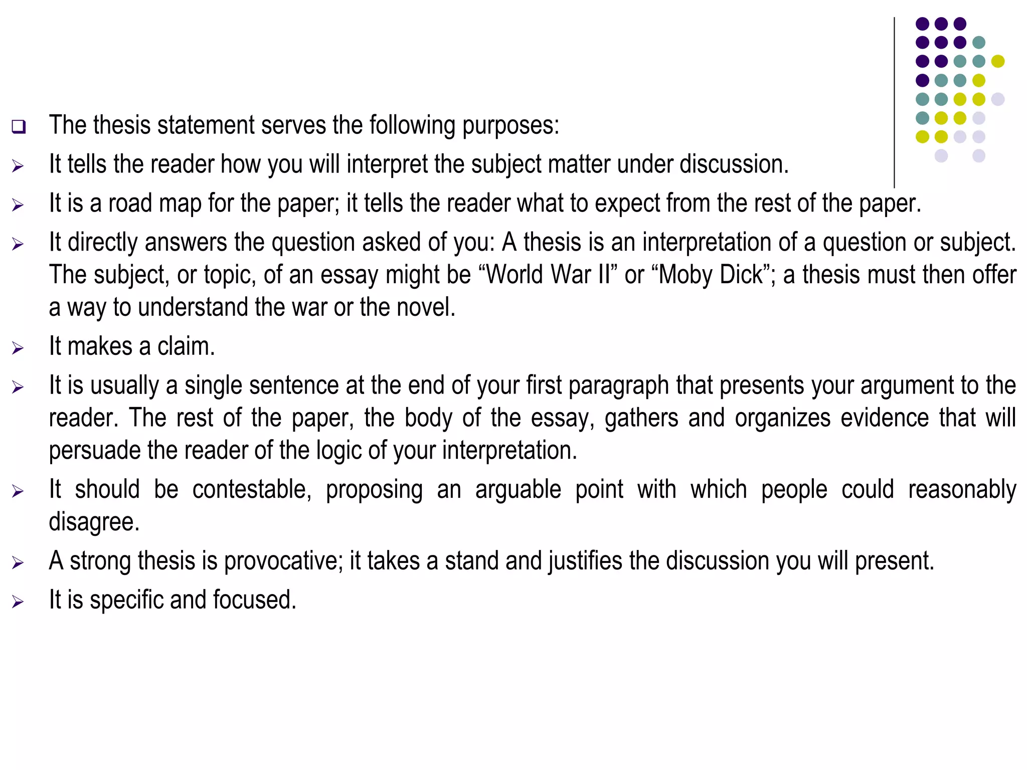 Elements of an essay | PPT