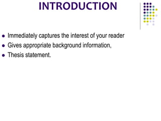 Elements of an essay | PPT