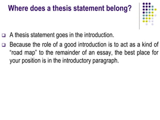 Elements of an essay | PPT