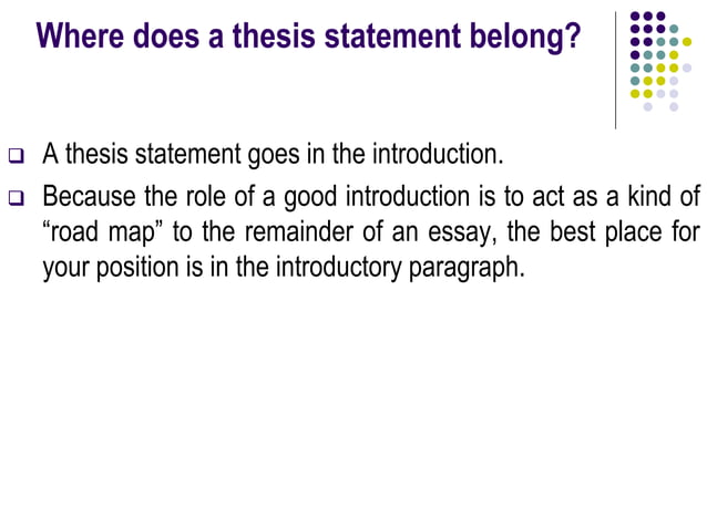 Elements of an essay | PPT