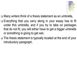Elements of an essay | PPT