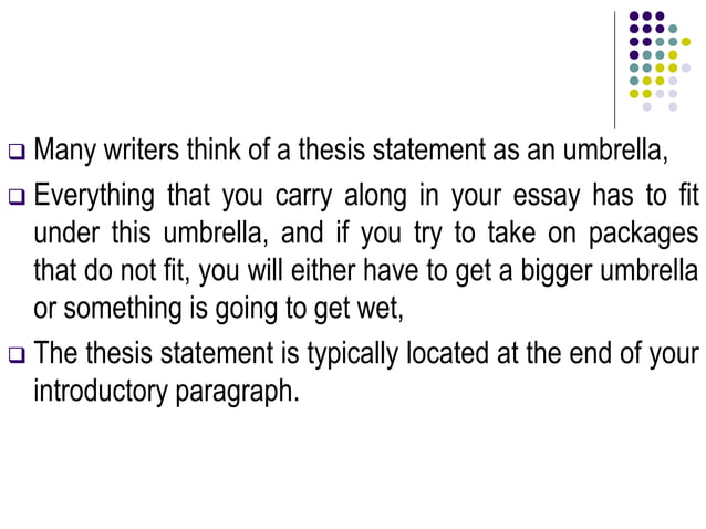 Elements of an essay | PPT