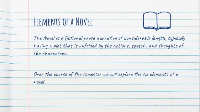 Elements of a novel | PDF