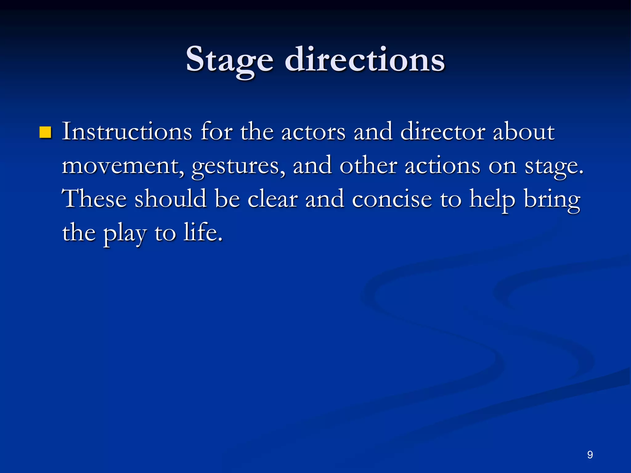 Elements of a one act play.ppt