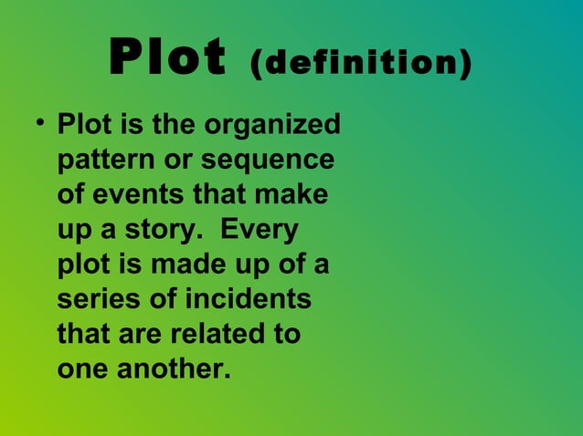 Elements of a plot diagram | PPT