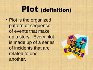 Elements of a plot diagram] | PPT