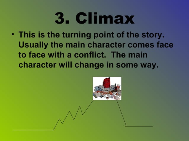 Elements of a plot diagram hatchet | PPT