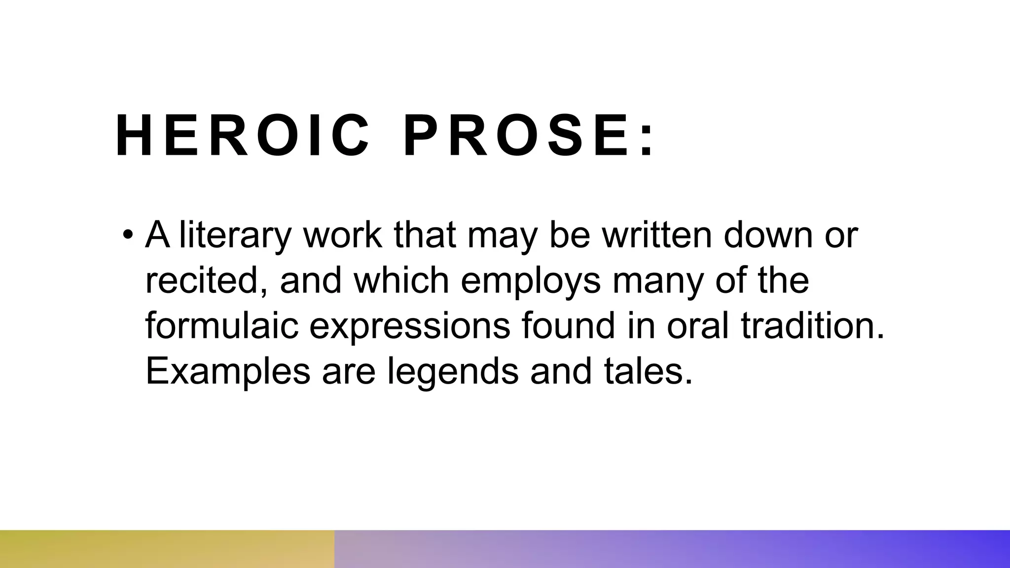 Elements of a Prose | PPTX