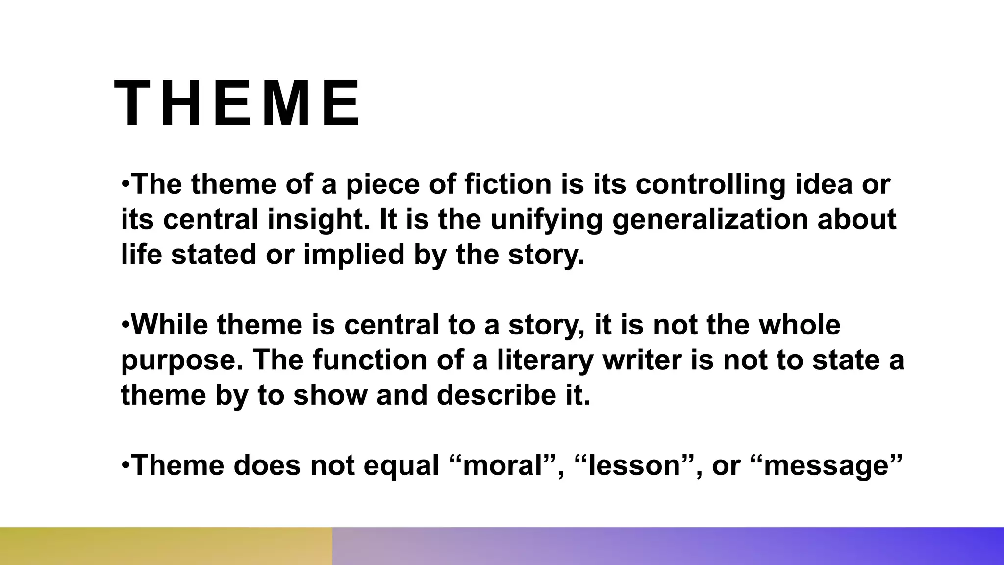 Elements of a Prose | PPTX