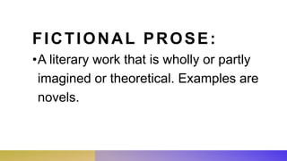 Elements of a Prose | PPTX