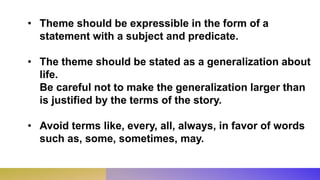 Elements of a Prose | PPTX