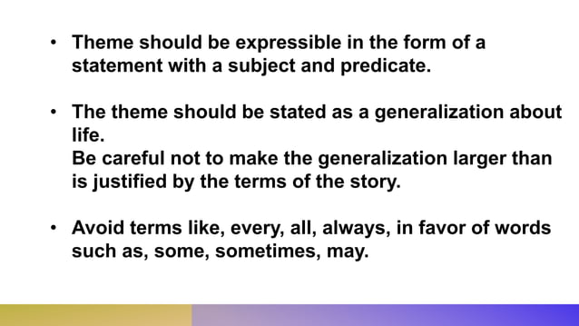 Elements of a Prose | PPTX