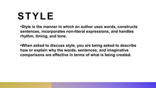 Elements of a Prose | PPTX