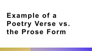 Elements of a Prose | PPTX