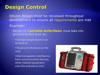 Elements of a Quality System for Medical Devices | PPTX