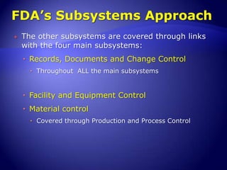 Elements of a Quality System for Medical Devices | PPTX