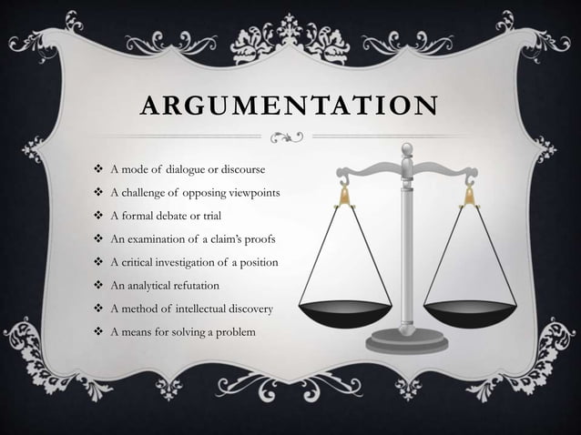 Elements of argument | PPTX